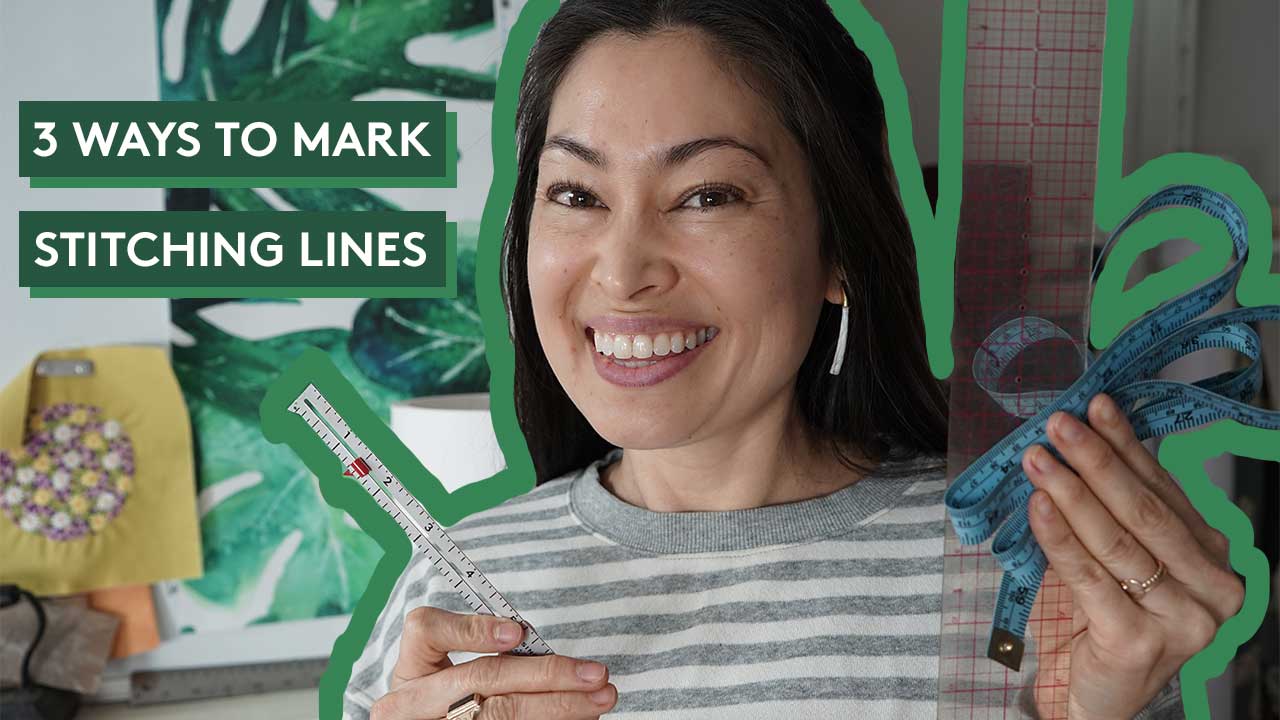 How to Mark Stitching Lines on a Sewing Pattern [Sewing Tutorial ...